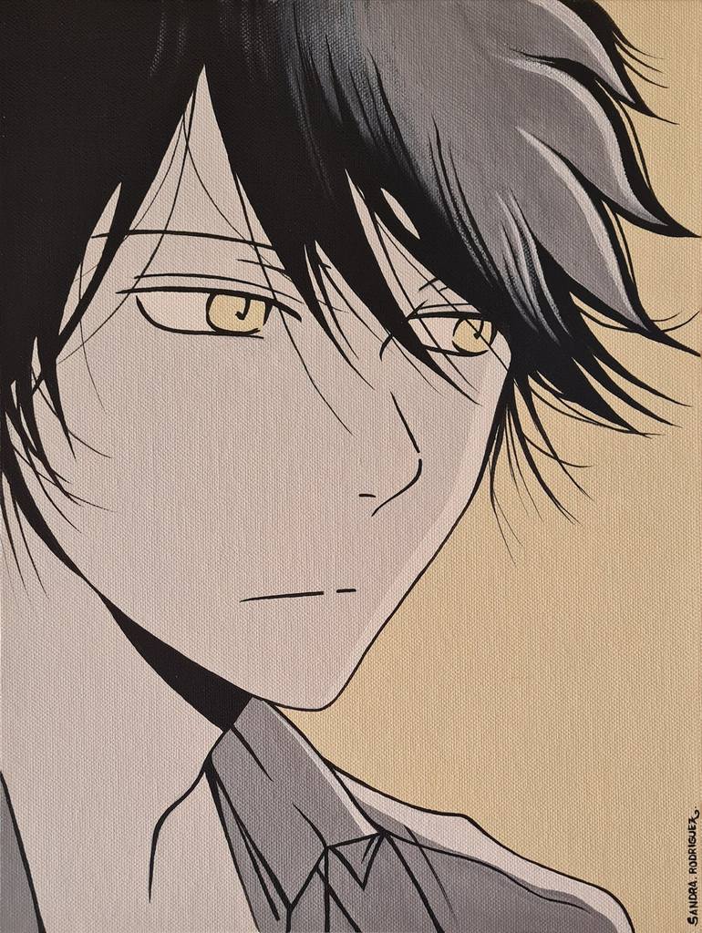 Leo (Manga_Dos Leones) Painting by Sandra Mariett | Saatchi Art