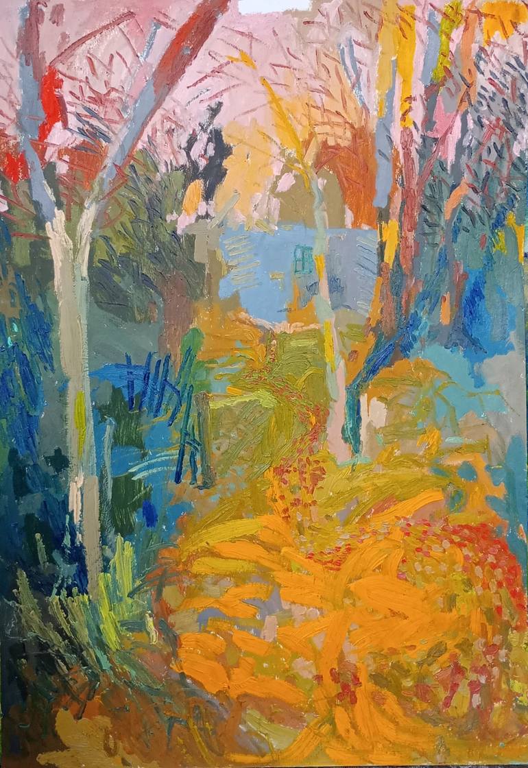 Suseni Painting by Ioana Popescu | Saatchi Art