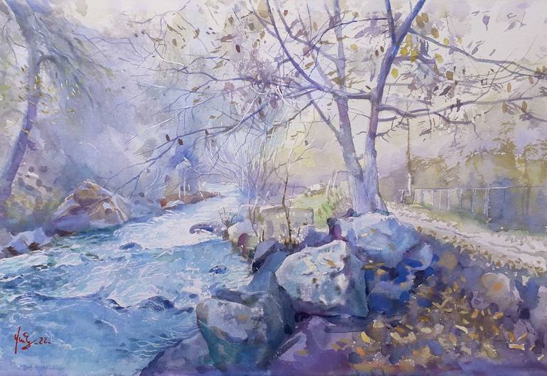 GARNI Painting by Armen Vantsyan | Saatchi Art