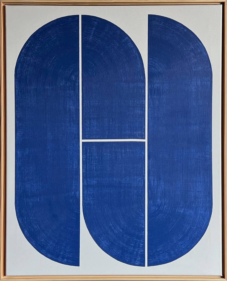 Blue Elements Painting by Sylvain Bazinet | Saatchi Art