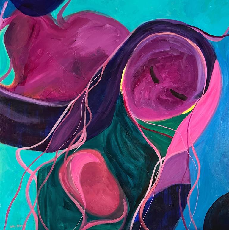 HEART OF THE MATTER Painting by Kathy OConner | Saatchi Art