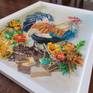 Paper Quilled Colorful Rooster Mixed Media by Zad Creation | Saatchi Art