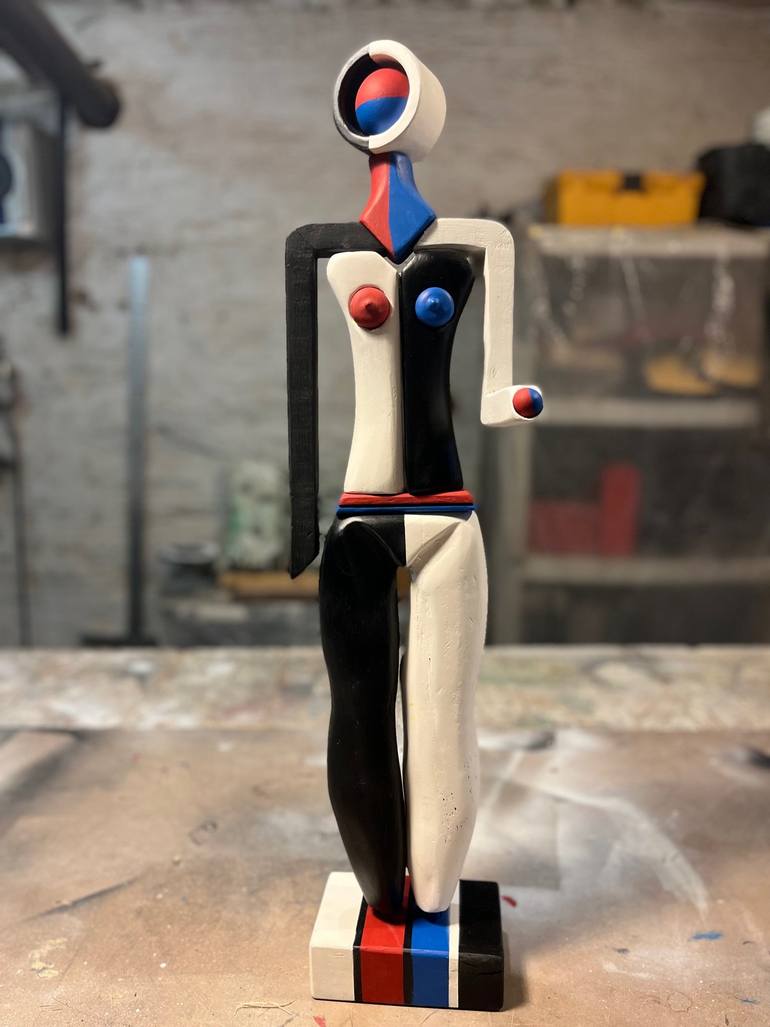 Malevitch , Modigliani and Me Sculpture by Charles Schindler | Saatchi Art