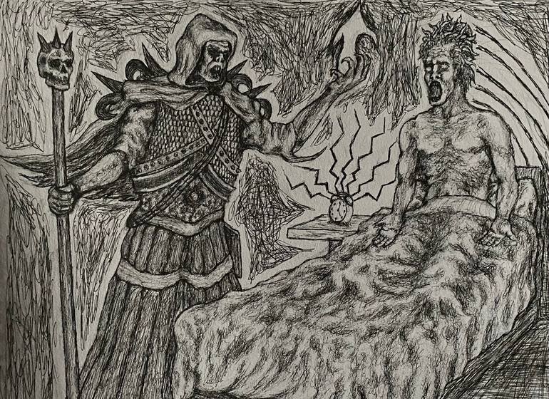 The Awakening Drawing by Ben Freeland | Saatchi Art