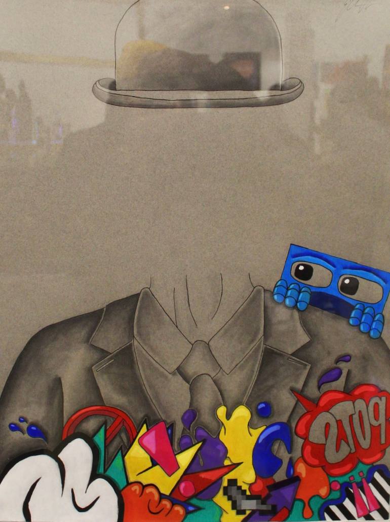 Mr. Nobody Painting by Elisha NeVille | Saatchi Art