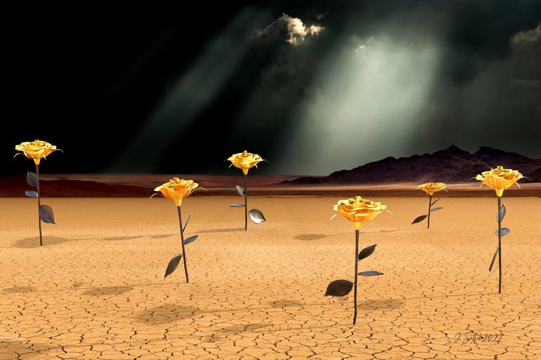 Rose Garden Digital by Jiri Svetlik | Saatchi Art