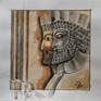 Assyrian kings, watercolor and charcoal drawing Drawing by Daria ...