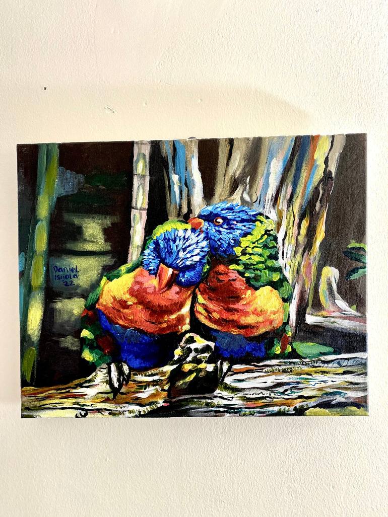 Love nest Painting by Daniel Isijola | Saatchi Art