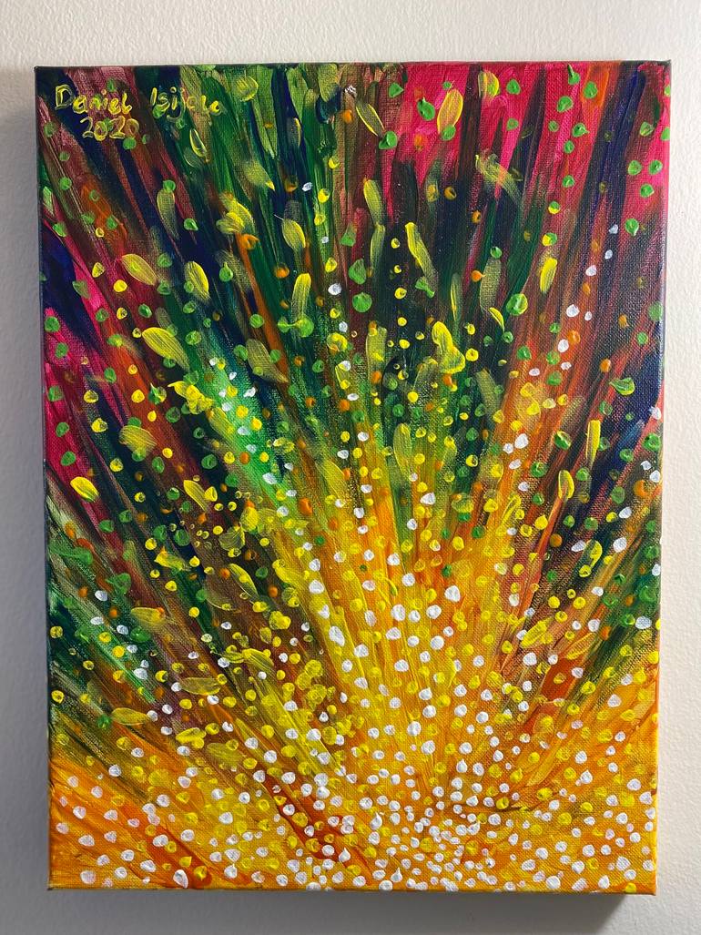 Burst Painting by Daniel Isijola | Saatchi Art