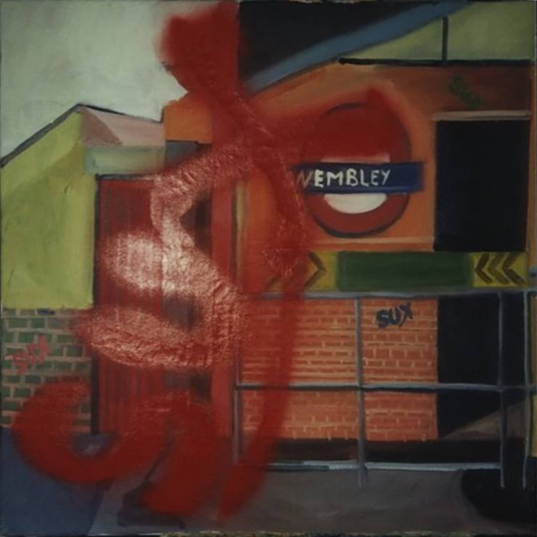 Sux. Painting by Simon Pratt | Saatchi Art
