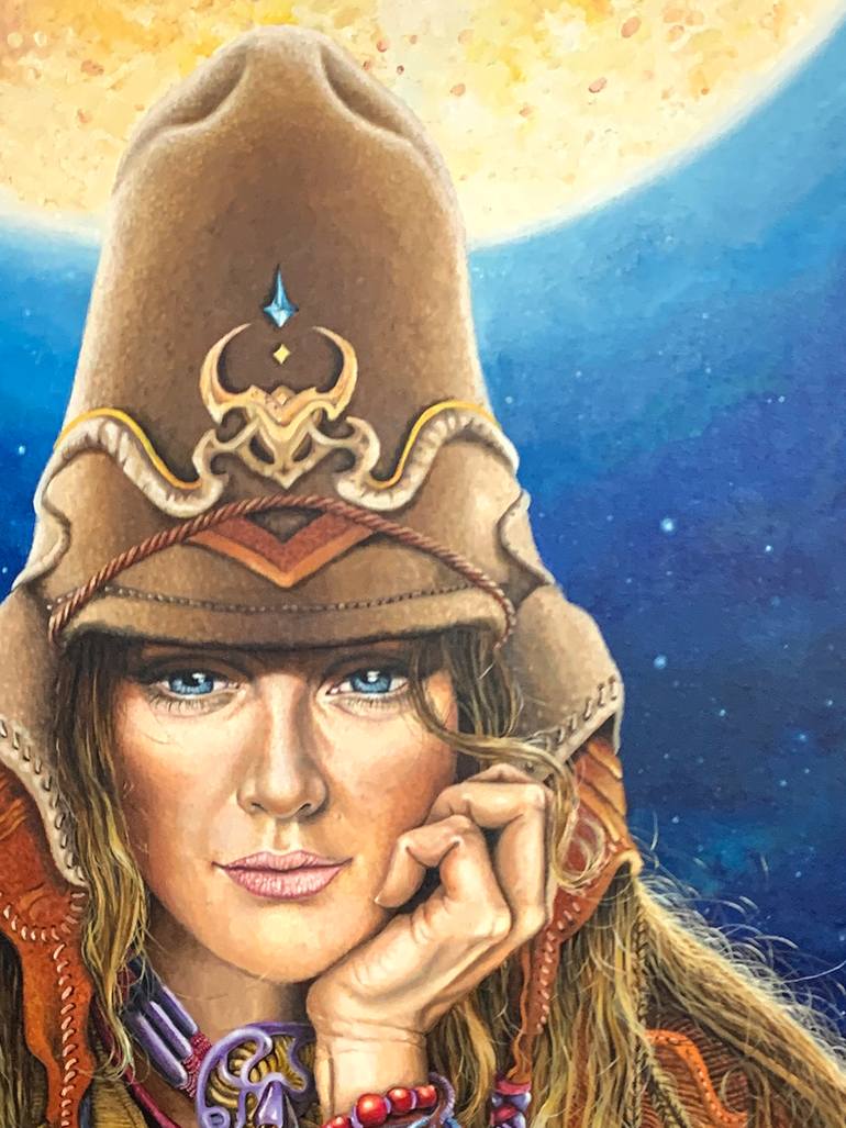 Starwatcher - Moebius Tribute Painting by Martin Rodriguez Rio ...