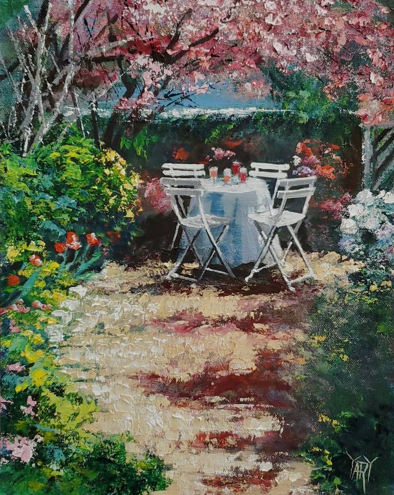 The Cozy Spot Painting by Yary Dluhos | Saatchi Art