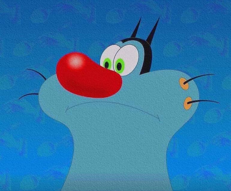 Fictional Cartoon Character Work: Oggy Cat Drawing by Ngo Thanh Tam ...