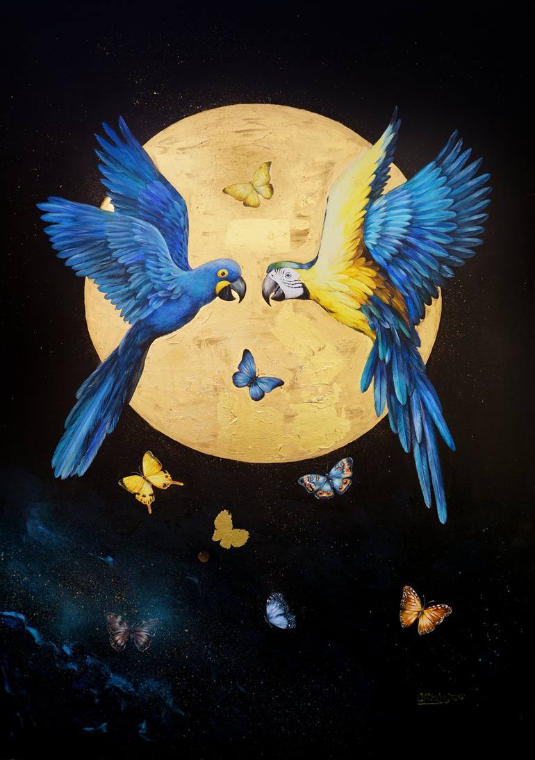 Unstoppable freedom Painting by Olga Ottenheijm | Saatchi Art