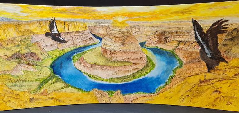 Return of the Mighty Condor Painting by Brian 'BR' Rogers | Saatchi Art