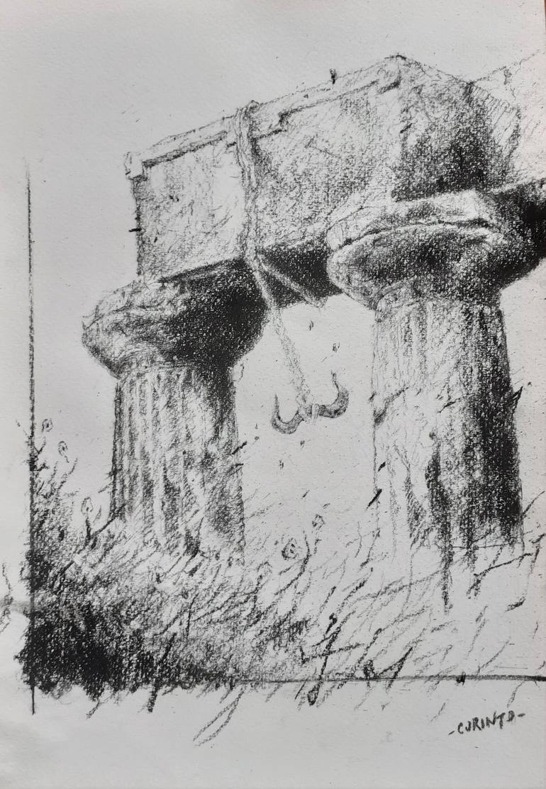 Corinto #1 (Corinth) Drawing by alberto scozzesi | Saatchi Art