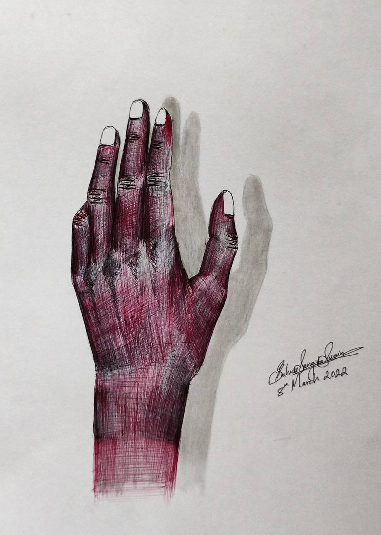 Bruises Drawing by Sushree S Swain | Saatchi Art