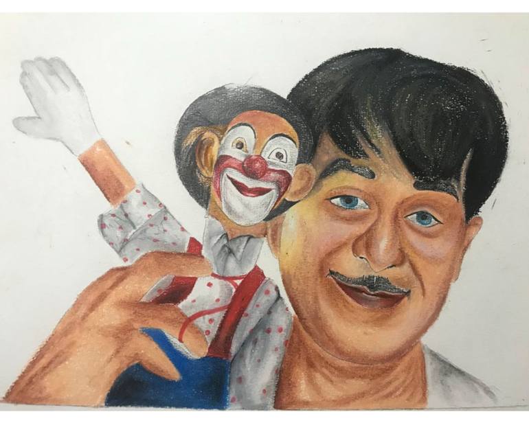 Portrait of Film star Drawing by Mrunal Desai | Saatchi Art