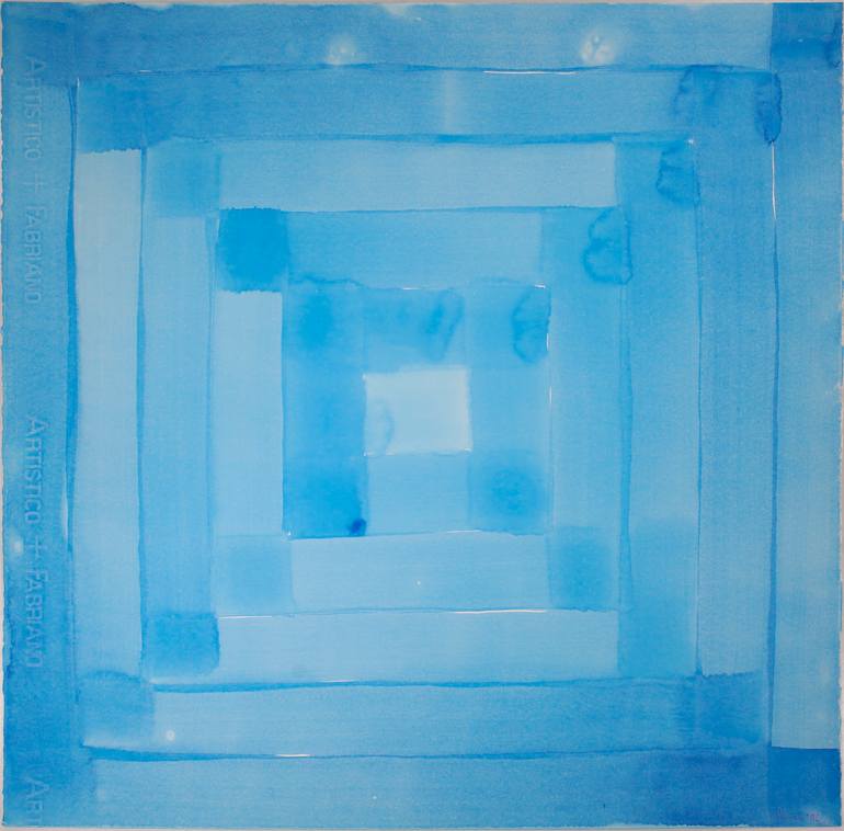 Blue Squares 5 Painting by Simon Crowther | Saatchi Art