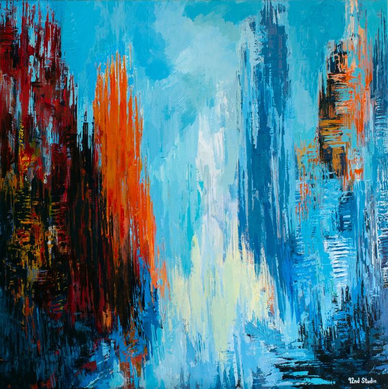 60th Street, New York, Day Painting by Ninety-second Studio | Saatchi Art