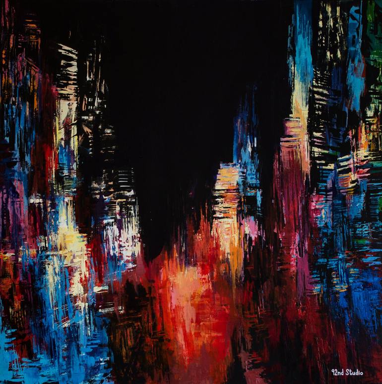 East 66th Street, New York Painting by Ninety-second Studio | Saatchi Art