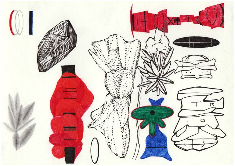 Elements №4 Drawing by Flux Field | Saatchi Art