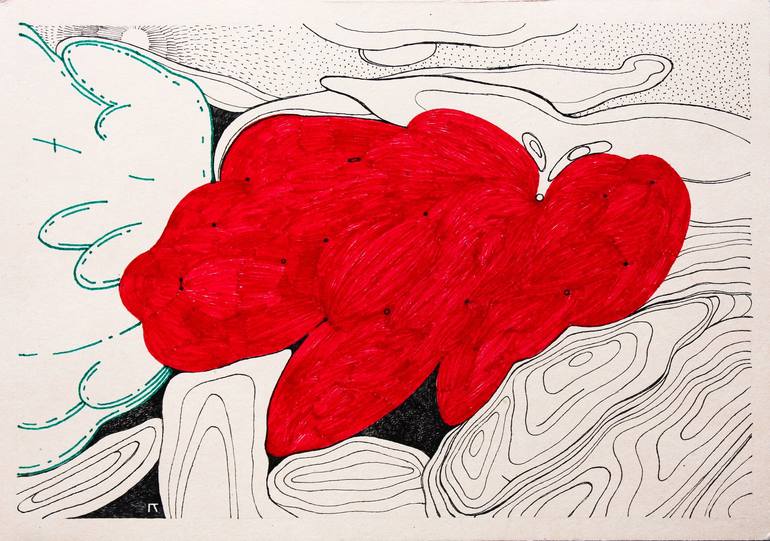 Substance Drawing by Flux Field | Saatchi Art