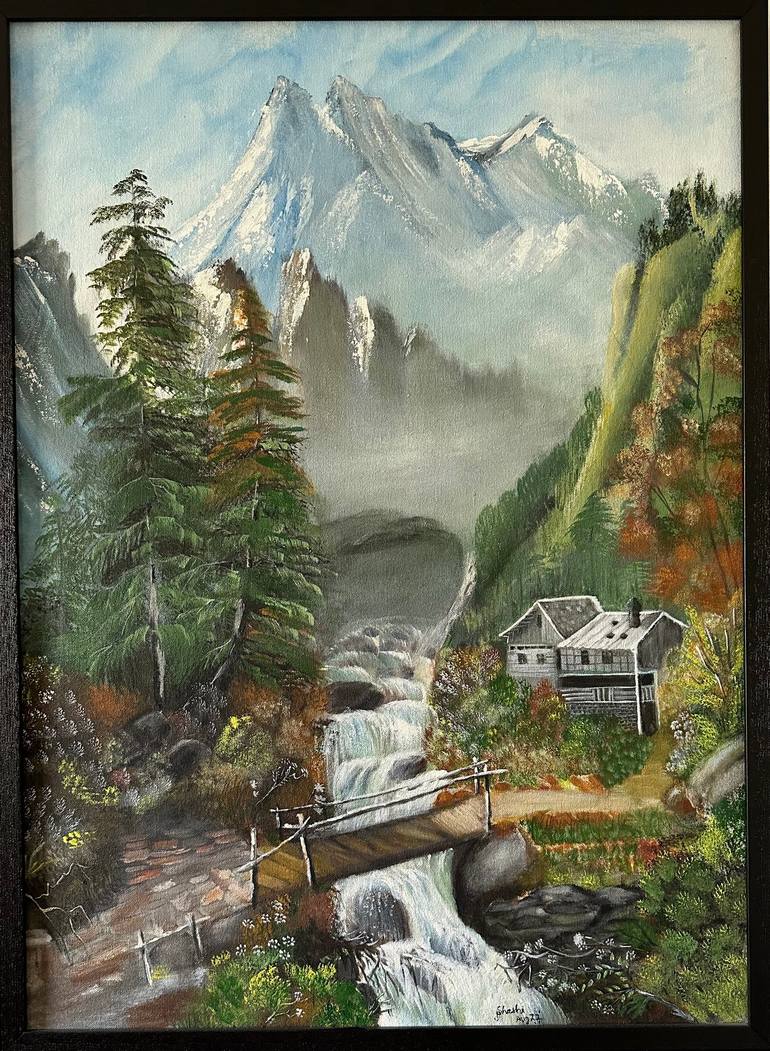 Valley of dreams Painting by Shashi Guleria | Saatchi Art