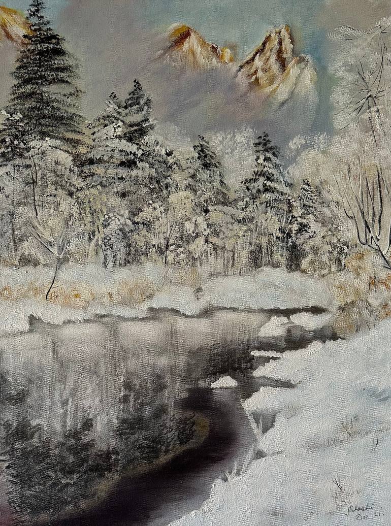 After Snow Painting by Shashi Guleria | Saatchi Art