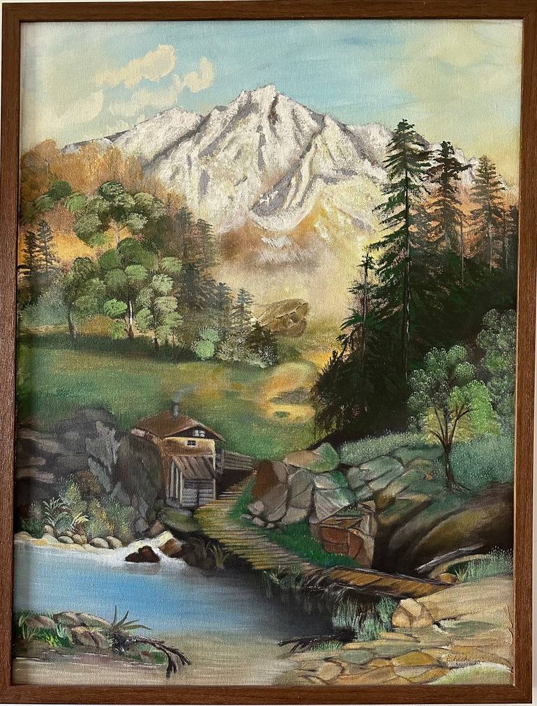 Rustic Feel Painting by Shashi Guleria | Saatchi Art