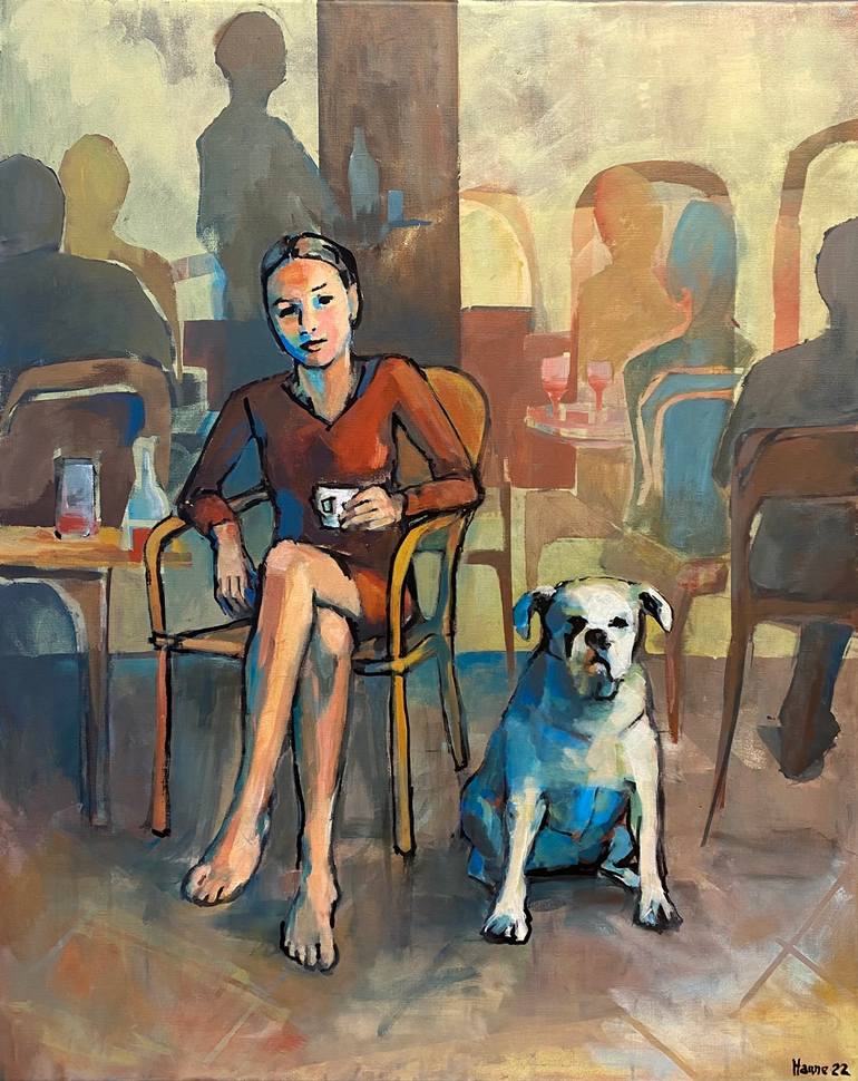 The observers Painting by Hanne Sorteberg | Saatchi Art