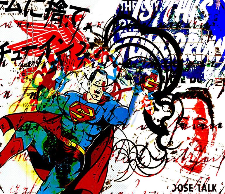 Supermans Mexican Vacation part 4 Printmaking by Mark Edward Fuller ...