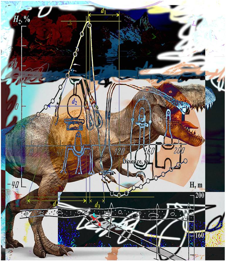 Rex is Hungry Printmaking by Mark Edward Fuller | Saatchi Art