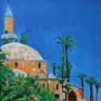 Sultan Teke Mosque, Cyprus Painting by Kenneth Hay | Saatchi Art