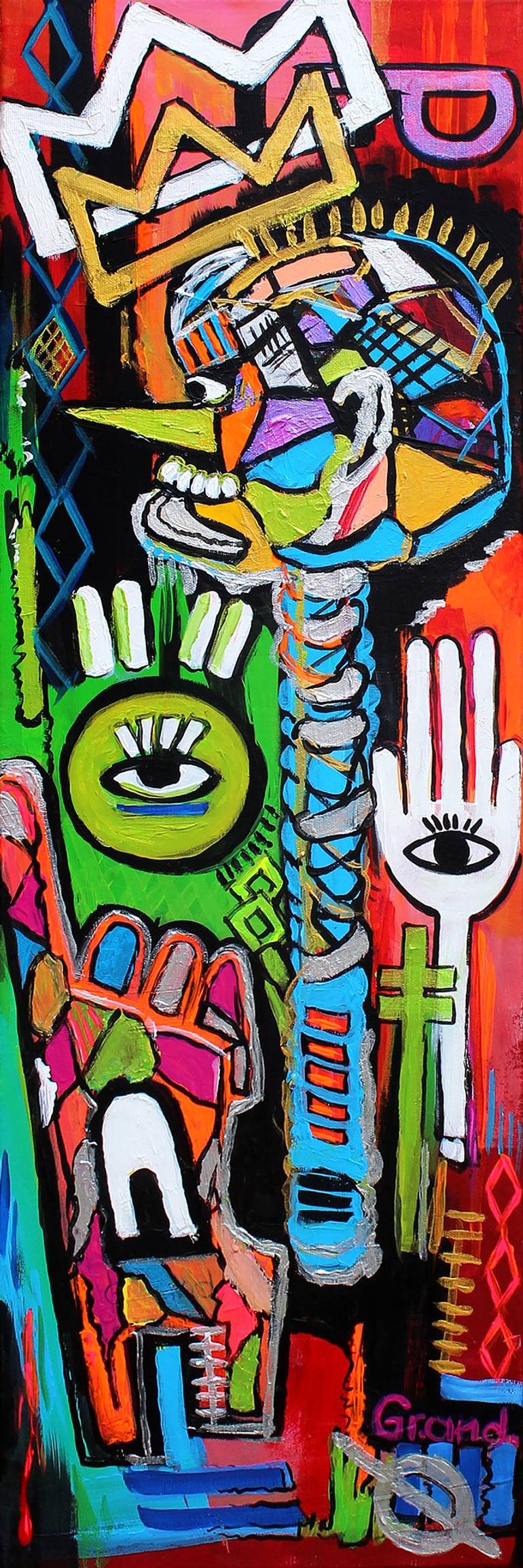 Meditation Painting by Greta Andreica | Saatchi Art