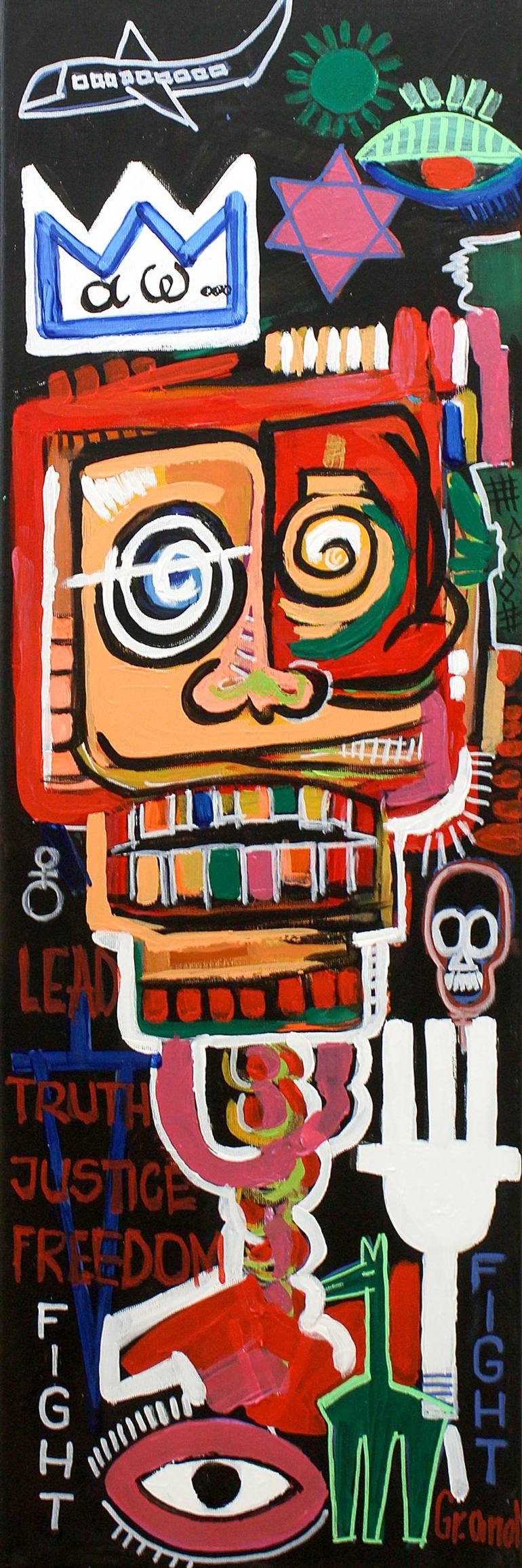 Sentinel Painting by Greta Andreica | Saatchi Art