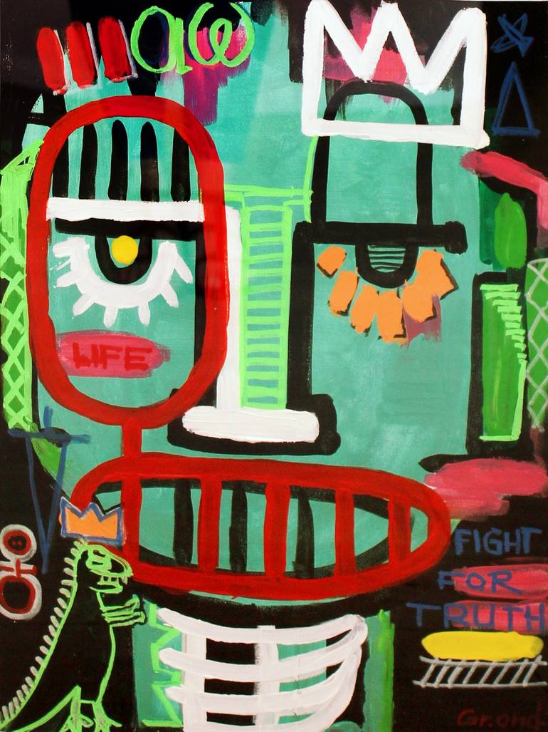 Undefeated Painting by Greta Andreica | Saatchi Art