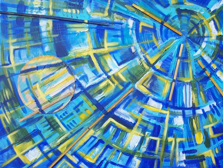 Radiating Painting by Aubree Karner | Saatchi Art