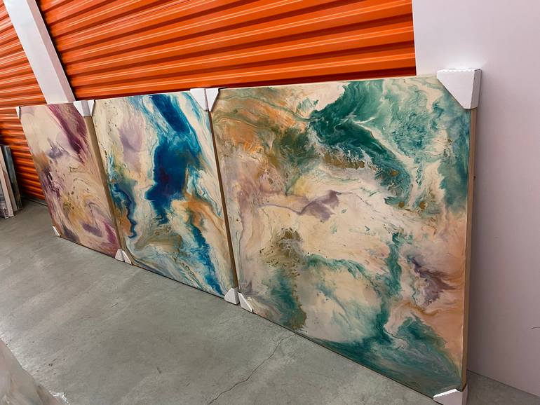 Symphony blubird Painting by Eliza Evans | Saatchi Art