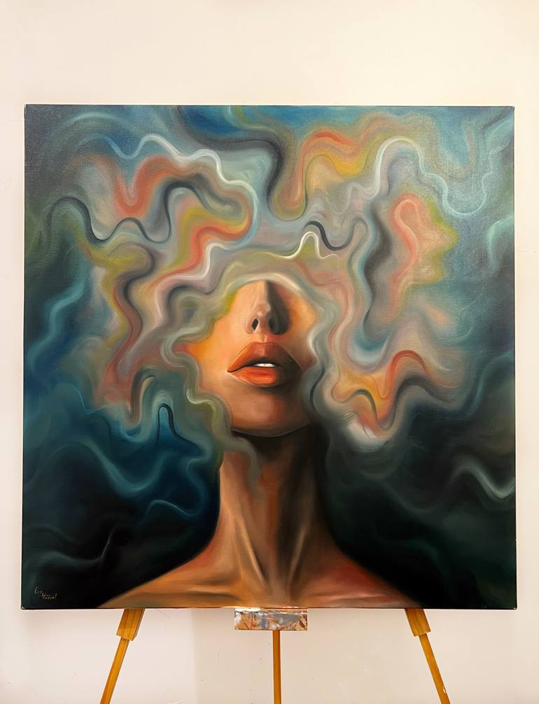 Inner Spectrum “ , original oil painting, 2024 Painting by Eva Vincent ...