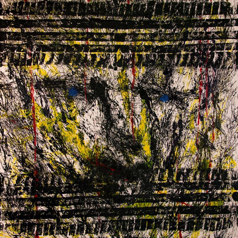 The Blue Eye Ghost Painting by Petko Stefanov | Saatchi Art