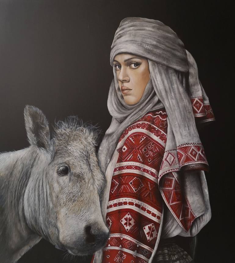 Sur les plaines de l'Ukraine Painting by Fantine Samaha | Saatchi Art