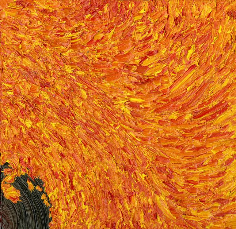 Fire Painting by Benjamin Appleby-Maguire | Saatchi Art