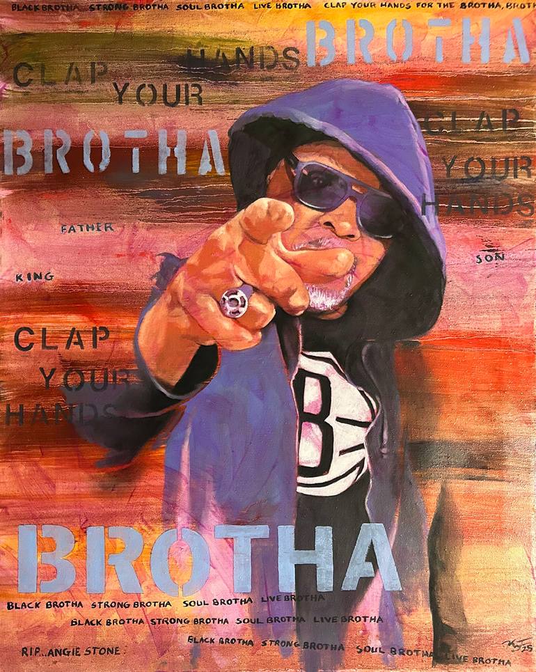Brotha Painting by Kenneth Jackson | Saatchi Art