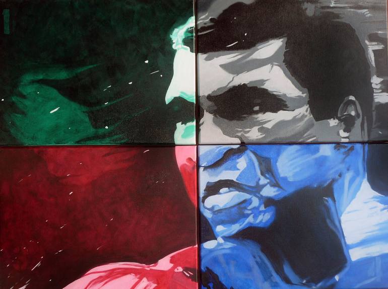 4th Round Knockout Painting by Kenneth Jackson | Saatchi Art