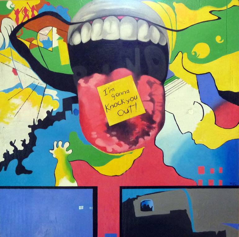 Big Knockout Painting by Kenneth Jackson | Saatchi Art