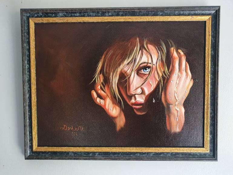 frantic Painting by Dirk Van Der Meyden | Saatchi Art