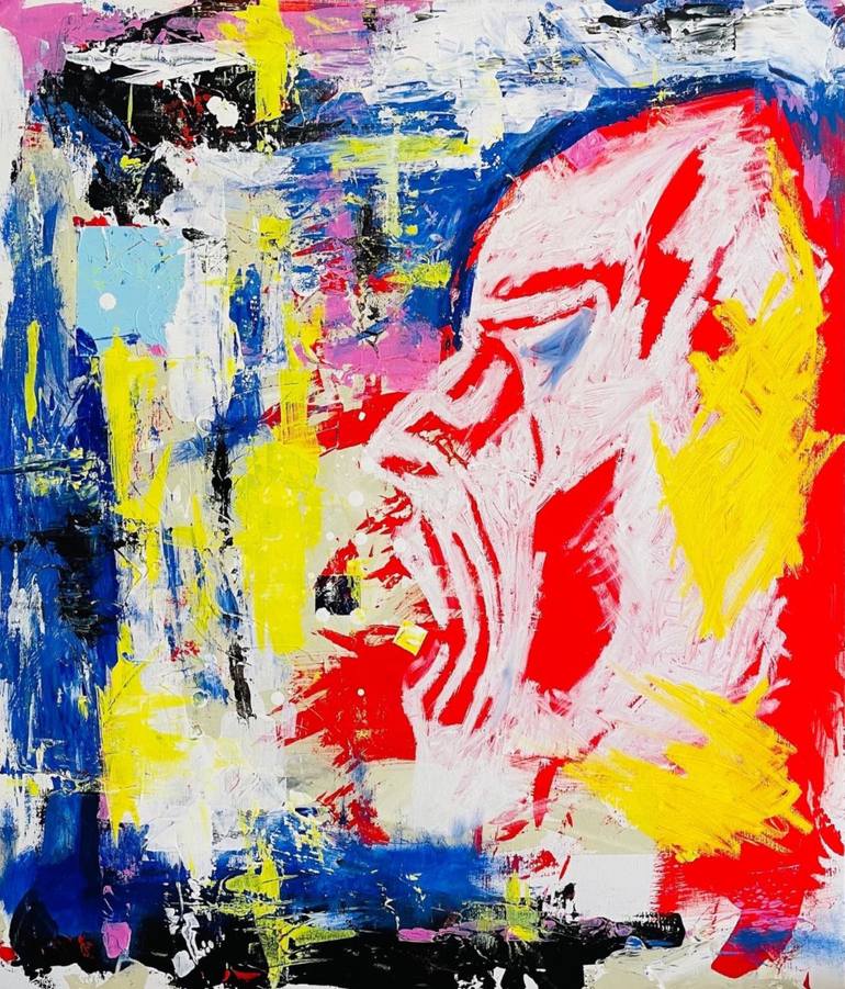 Voice Of Reasoning Painting by Malachy Black | Saatchi Art