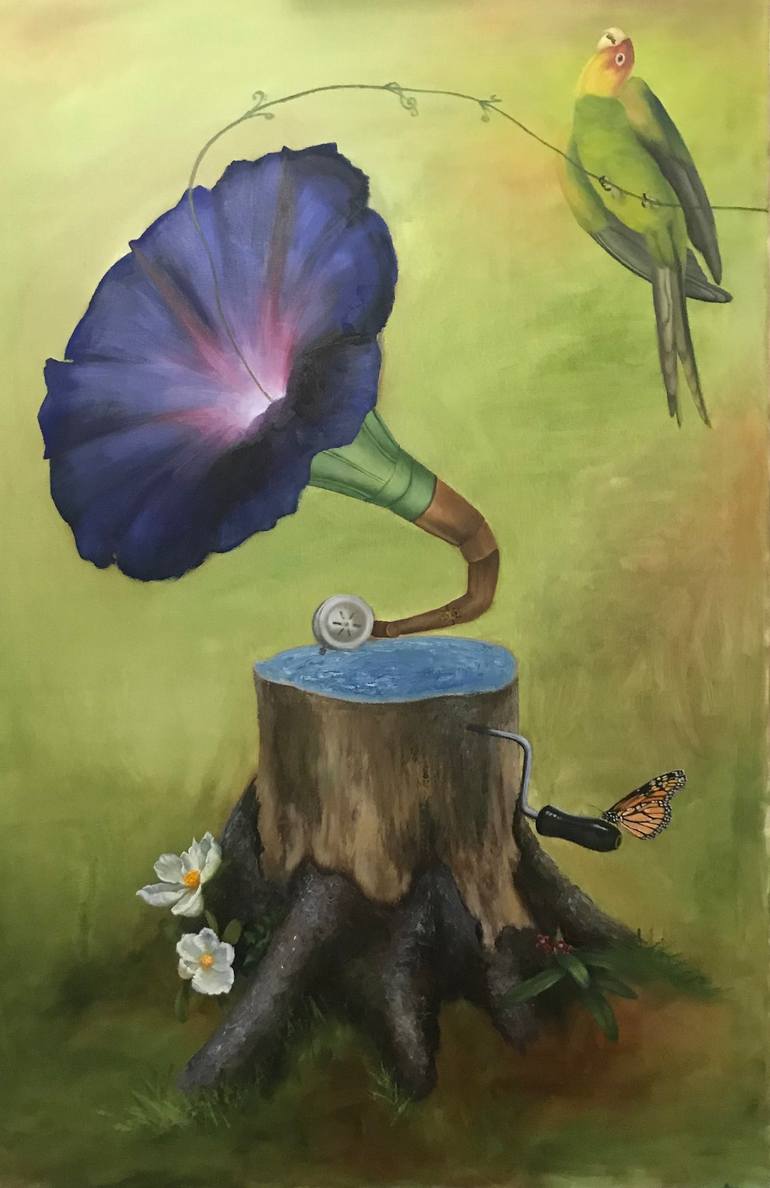 Endangered and Vanished Painting by Agnieszka Palka | Saatchi Art