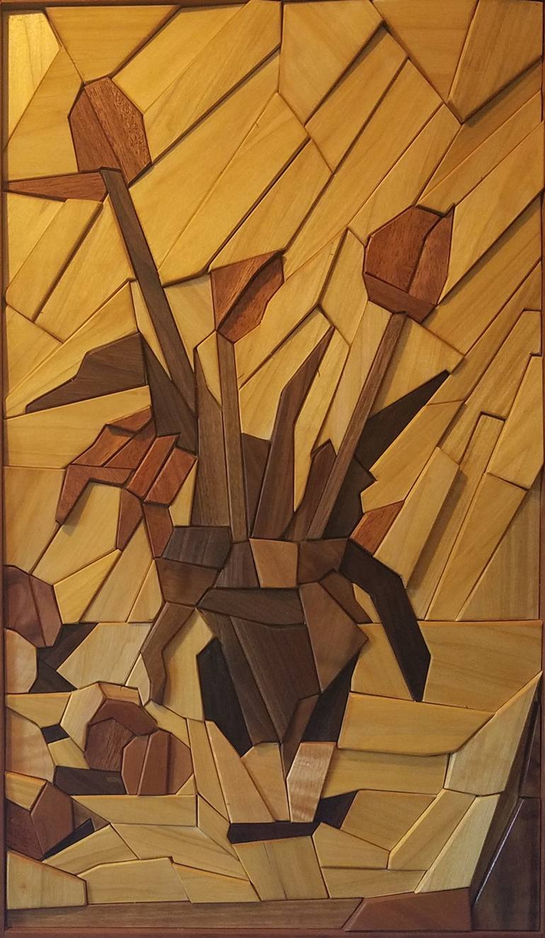 Still life with flowers Sculpture by Eddie Fitzgerald | Saatchi Art